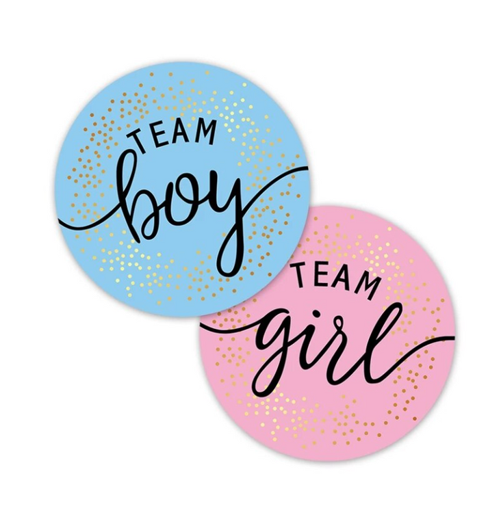 Stickers Teams babys shower – Decora tu Fiesta